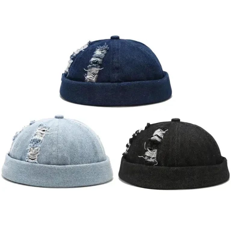 Brimless Hat Denim